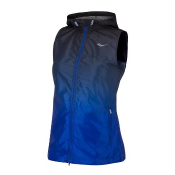 Saucony | Jackets & Coats | Saucony Womens Ombre Sleeveless Jacket ...
